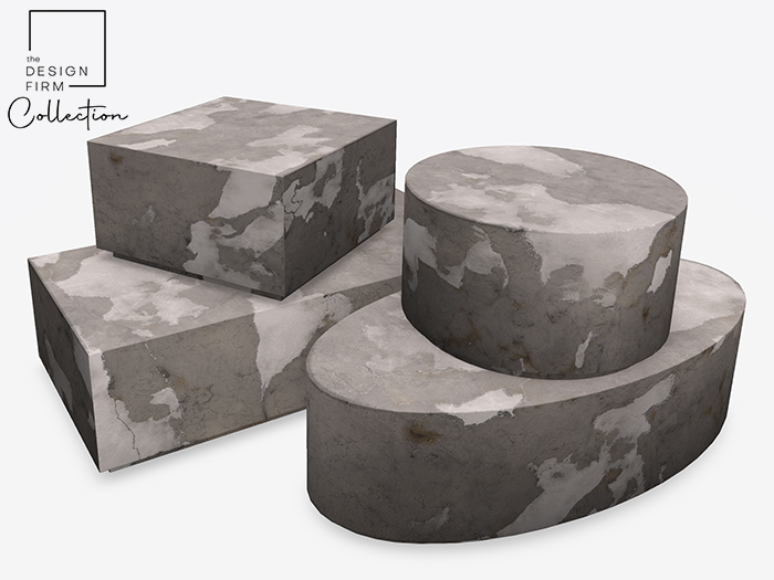 Second Life Marketplace - TDFC - Yorkville Marble Slab Tables (Full ...