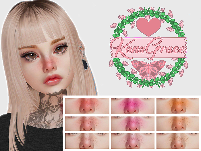 Second Life Marketplace - Nose Blush Pack EvoX