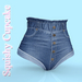 Second Life Marketplace - Blue Denim Shorts Maitreya Reborn Legacy