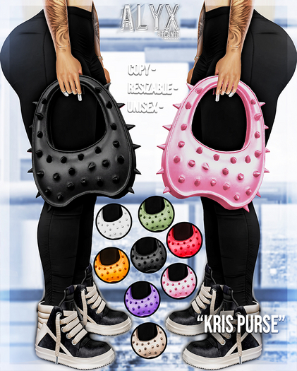 Second Life Marketplace - ALYX. Kris Purse (Fat-Pack)