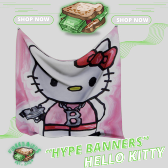 Second Life Marketplace - [FREEBANDS] - "HELLO KITTY BANNER"