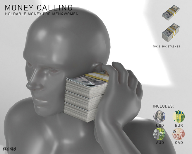 Second Life Marketplace - KLN SZN - Money Calling