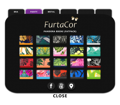 Second Life Marketplace - :::FurtaCor:::PANDORA BIKINI::: FATPACK