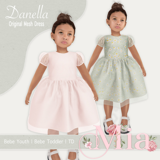 Second Life Marketplace - Mia Bebe TODDLER/YOUTH & TD Danella Dress ...
