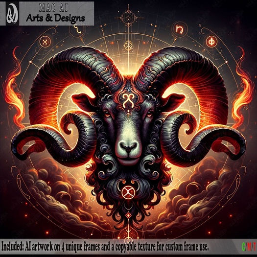Second Life Marketplace - Wall Art - Zodiac - Aries