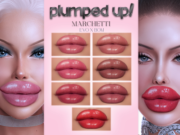 Second Life Marketplace - Marchetti. Plumped Up Lipgloss for Slozar X ...