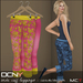 Second Life Marketplace - DCNY Wide Cuff Leggings in Cerise/Saffron