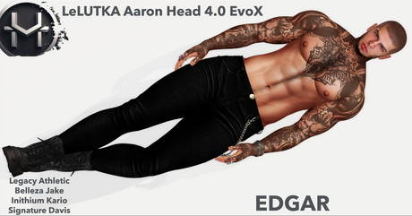 Second Life Marketplace - HOMINIS MAXIMUM - LELUTKA - AARON - SHAPE EDGAR