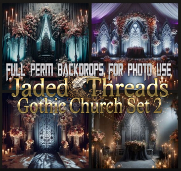 Second Life Marketplace - (JT) Gothic Church Set 2
