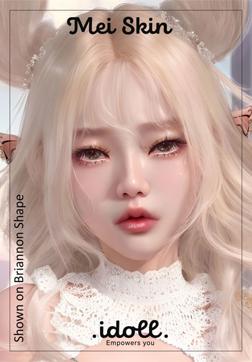 Second Life Marketplace - .Idoll. Mei Skin (Porcelain)