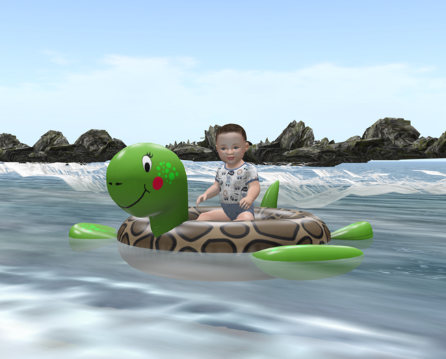 Second Life Marketplace - BABY TURTLE FLOAT MICASADELARBOL ZOOBY PACK