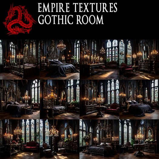Second Life Marketplace - EMPIRE TEXTURES - gothic room