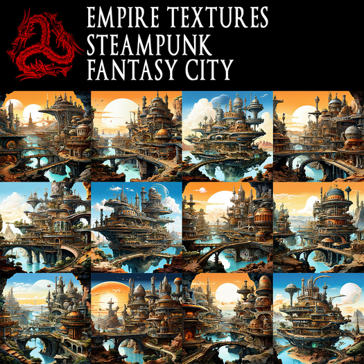 Second Life Marketplace - EMPIRE TEXTURES - steampunk fantasy city