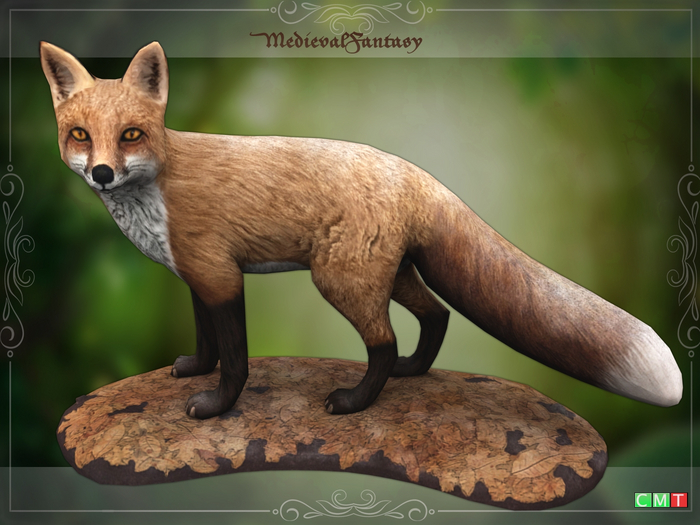 Second Life Marketplace - [MF] Fox Majesty Trophy statue decor (boxed)