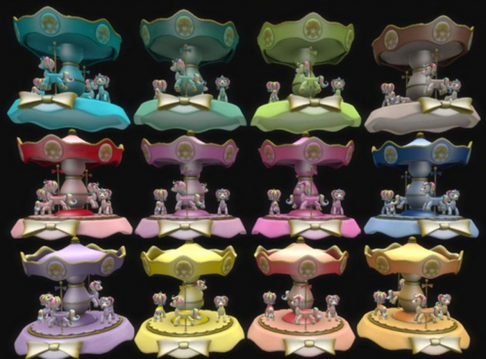 Second Life Marketplace - X-CLUSIVES ANIMATIONS CAROUSEL FANCY TIP JAR - LIME V