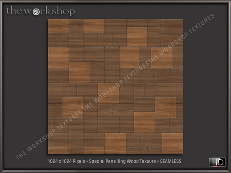 Second Life Marketplace - SPECIAL PANELLING WOOD TEXTURE SET - 10
