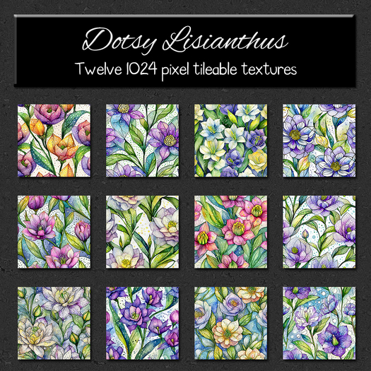 Second Life Marketplace - *Wallflowers* Dotsy Lisianthus