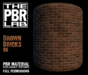 Second Life Marketplace - The PBR Lab - Brown Bricks 06 - PBR Material ...
