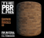 Second Life Marketplace - The PBR Lab - Brown Bricks 09 - PBR Material ...