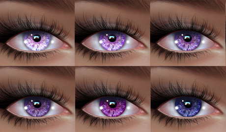 Second Life Marketplace - January ~ Eyes Lapis Purple Fatpack