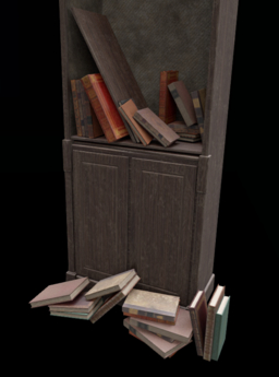 Second Life Marketplace - 22769 - Broken Bookcase - COMMON