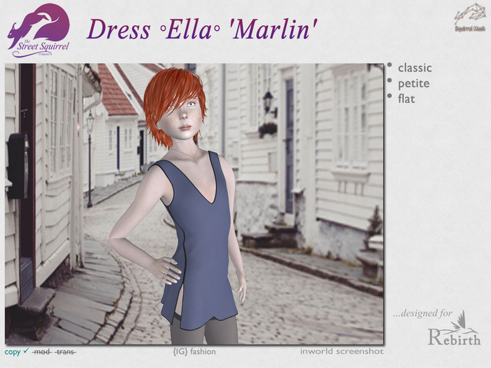 Second Life Marketplace - {IG} fashion dressella - marlin - Rebirth [wear]