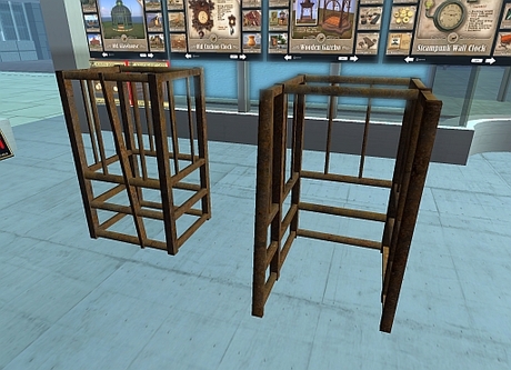 Second Life Marketplace - Kin Dza Dza Sculpted Rust Cages