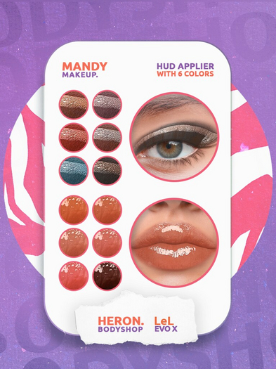Second Life Marketplace - Heron - Mandy Makeup - LeLUTKA EVOX