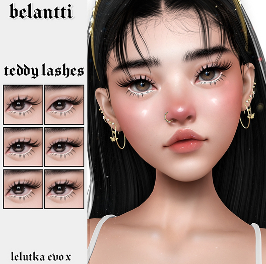Second Life Marketplace - Lelutka Evo X Teddy Lashes