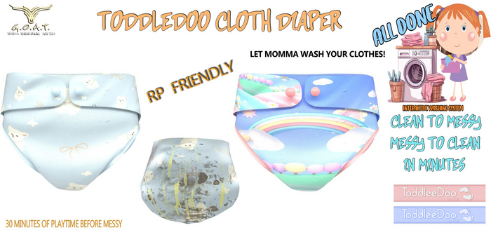 Second Life Marketplace - ALL DONE Interactive Toddledoo Girl & Boy ...