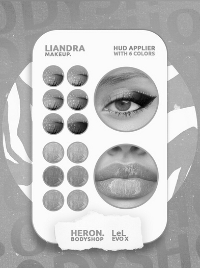 Second Life Marketplace - Heron - Liandra Makeup - DEMO - LeLUTKA EVOX