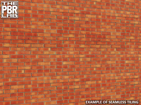 Second Life Marketplace - The PBR Lab - Bright Red Bricks 05 - PBR ...