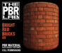 Second Life Marketplace - The PBR Lab - Bright Red Bricks 09 - PBR ...