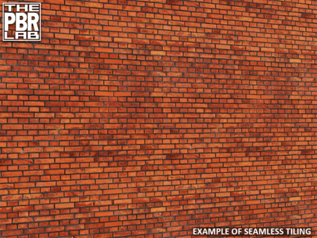 Second Life Marketplace - The PBR Lab - Bright Red Bricks 10 - PBR ...