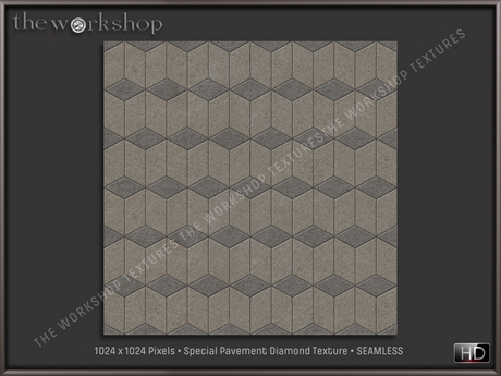 Second Life Marketplace - SPECIAL PAVEMENT DIAMOND TEXTURE SET-01