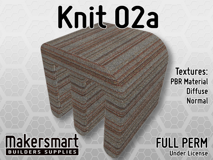 Second Life Marketplace - PBR Material Fabric Knit 02a