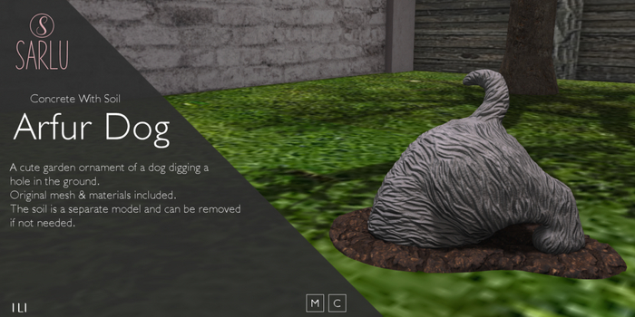 Second Life Marketplace - !S! Arfur Dog Concrete & Soil v1.0