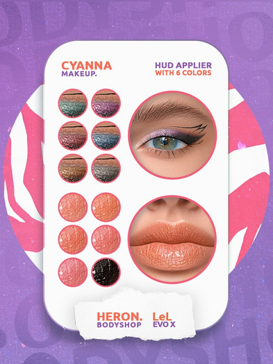 Second Life Marketplace - Heron - Cyanna Makeup - LeLUTKA EVOX