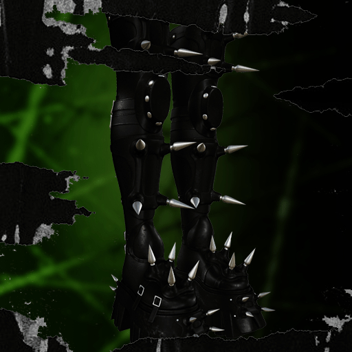 Second Life Marketplace - - MOURN - Fatality Stompers Black