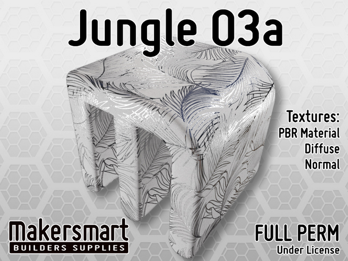 Second Life Marketplace - PBR Textures Fabric Jungle 03a