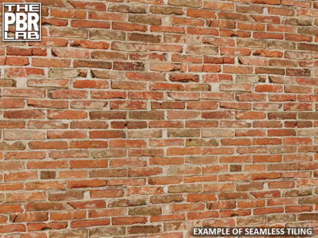 Second Life Marketplace - The PBR Lab - Red Bricks 07 - PBR Material ...