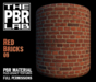 Second Life Marketplace - The PBR Lab - Red Bricks 09 - PBR Material ...