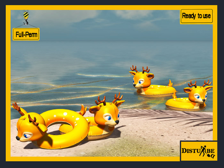 Second Life Marketplace - ::Disturbed:: Summer Fun - Deer Float - FULL ...