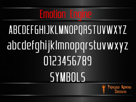 Second Life Marketplace - Emotion Engine Mesh Letters, Numbers ...