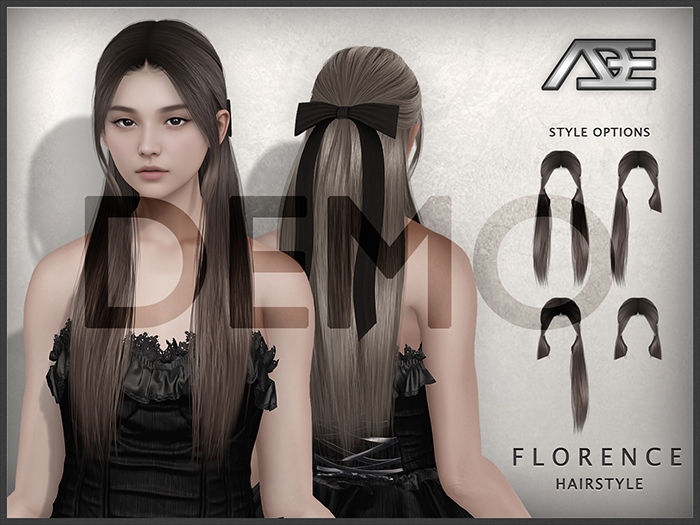 Second Life Marketplace - Ade - Florence Hairstyle (DEMO)