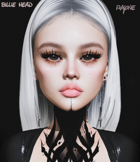 Second Life Marketplace - GlissElla Beauty - Rayne Lelutka Billie Head ...