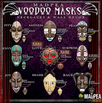 Second Life Marketplace - MadPea Voodoo Masks - Shame Talisman