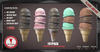 Second Life Marketplace - (Efe Design) 3 Scoops of Ice Cream Fatpack ...