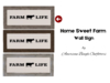 Second Life Marketplace - abo - Farm Life farmhouse sign - sunbleached