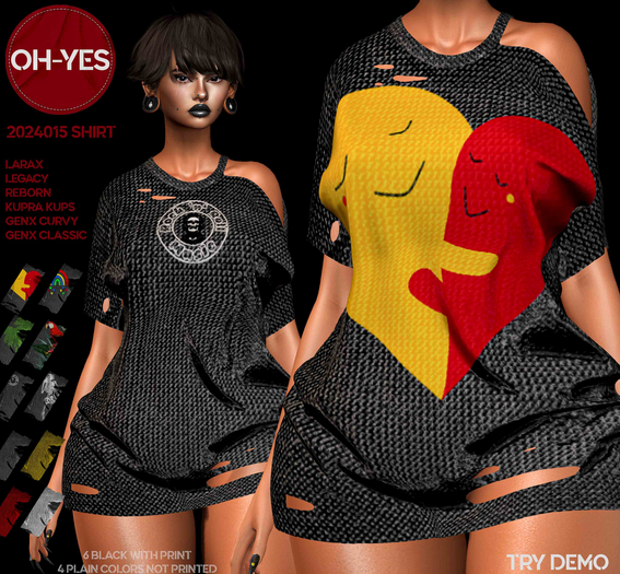 Second Life Marketplace - :::::Oh-Yes::::: 2024015 Shirt